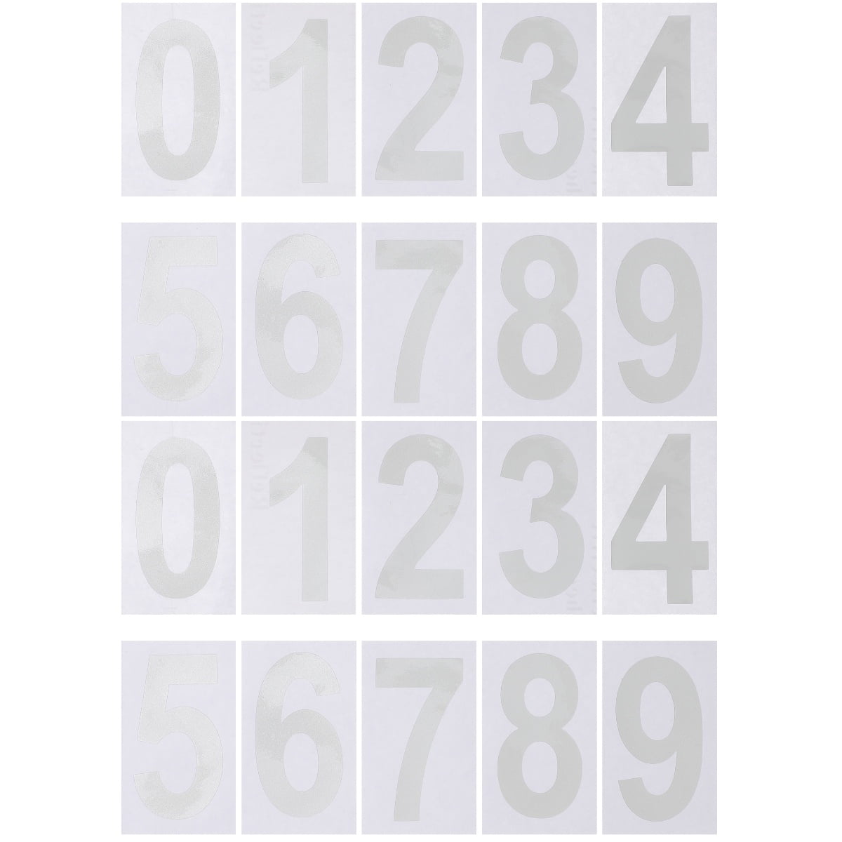 Set of 2 Numbers Stickers External Mailbox outside - Walmart.com