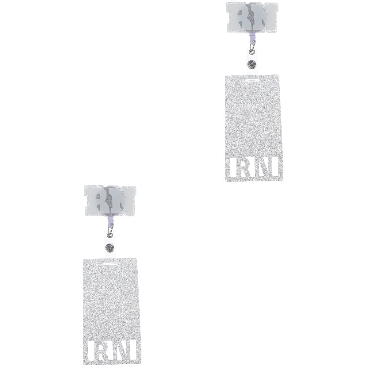 Set of 2 Nurse Chest Tag Accessories Light Cute Lanyard Badge for Work ...