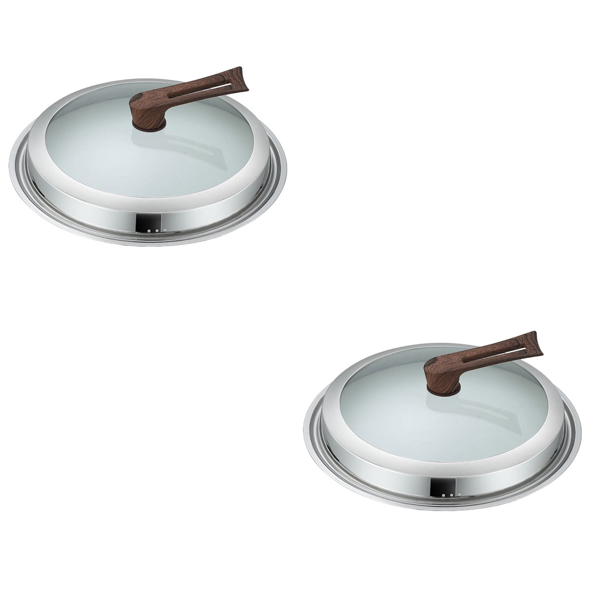 2 Pack Visible Pot Cover Cooking Pan Lid Frying Lids Splatter - Walmart.com