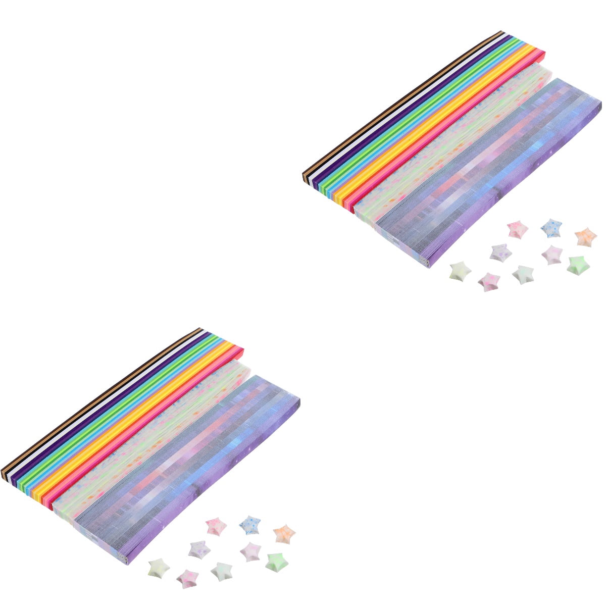 Set of 2 Paper Stars Strips Origami Star 23.50X5.00X0.50CM - Walmart.com