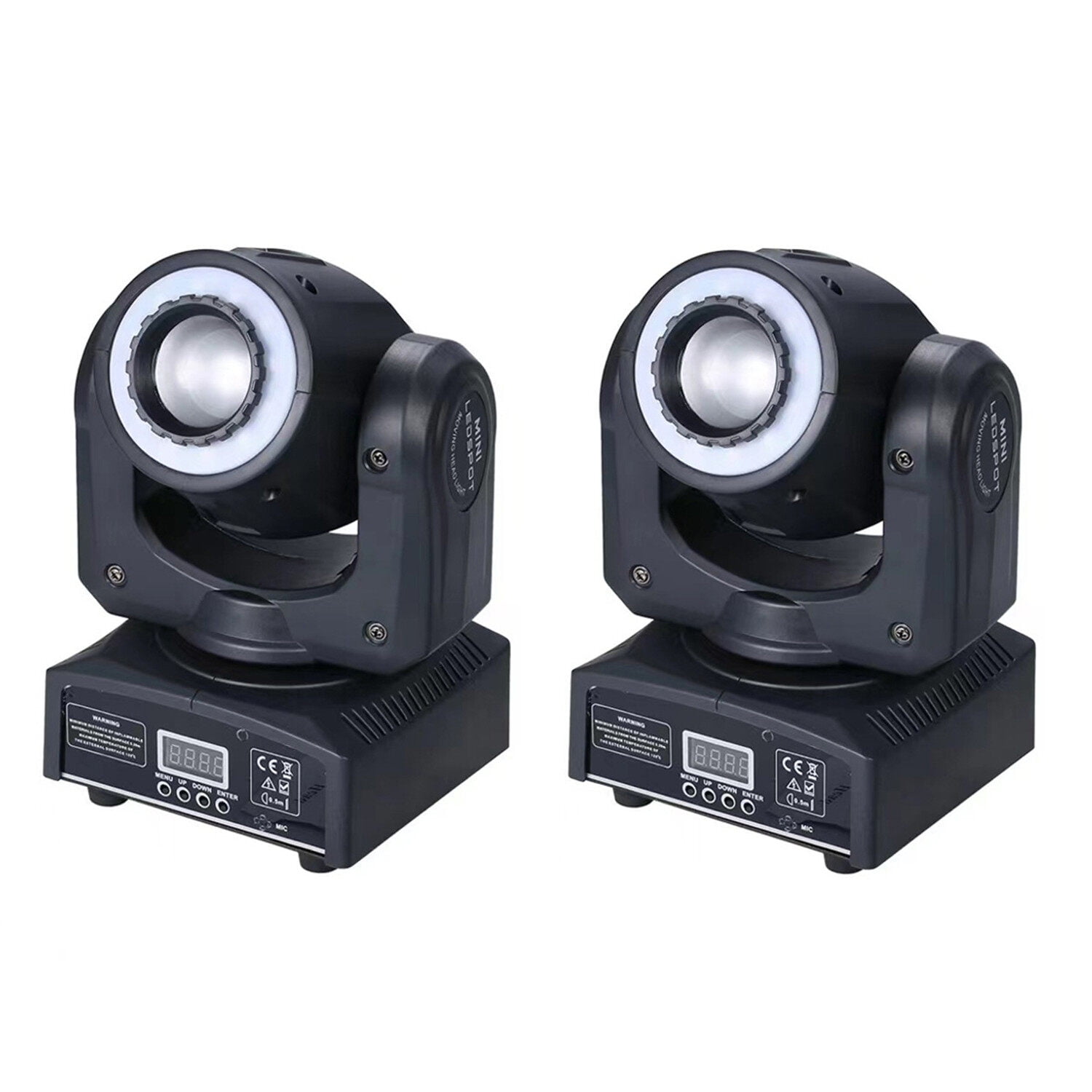 Set of 2 Party Lights 30W Disco Ball Light with LED Strap Light Indoor ...