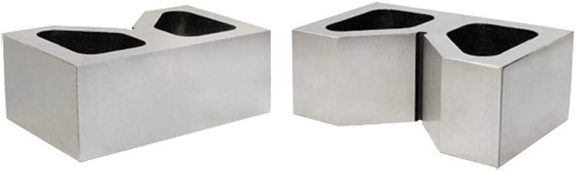 Set of 2 Pcs Cast Iron V-Block 6" Long Ground 90 Degree - Walmart.com