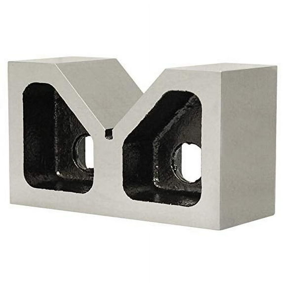Set of 2 Pcs Cast Iron V-Block 6" Long Ground 90 Degree - Walmart.com