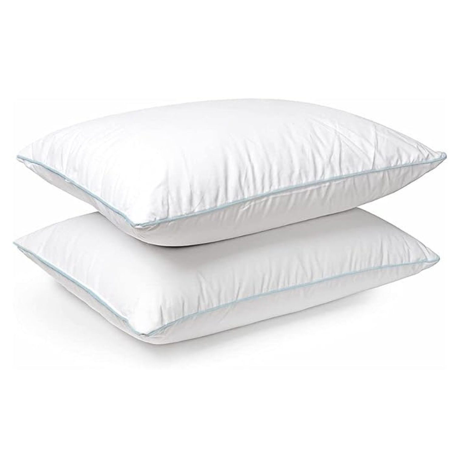 Set of 2 Pillows Similar to Holiday Inn Soft Blue Cord Soft Bed Pillow ...