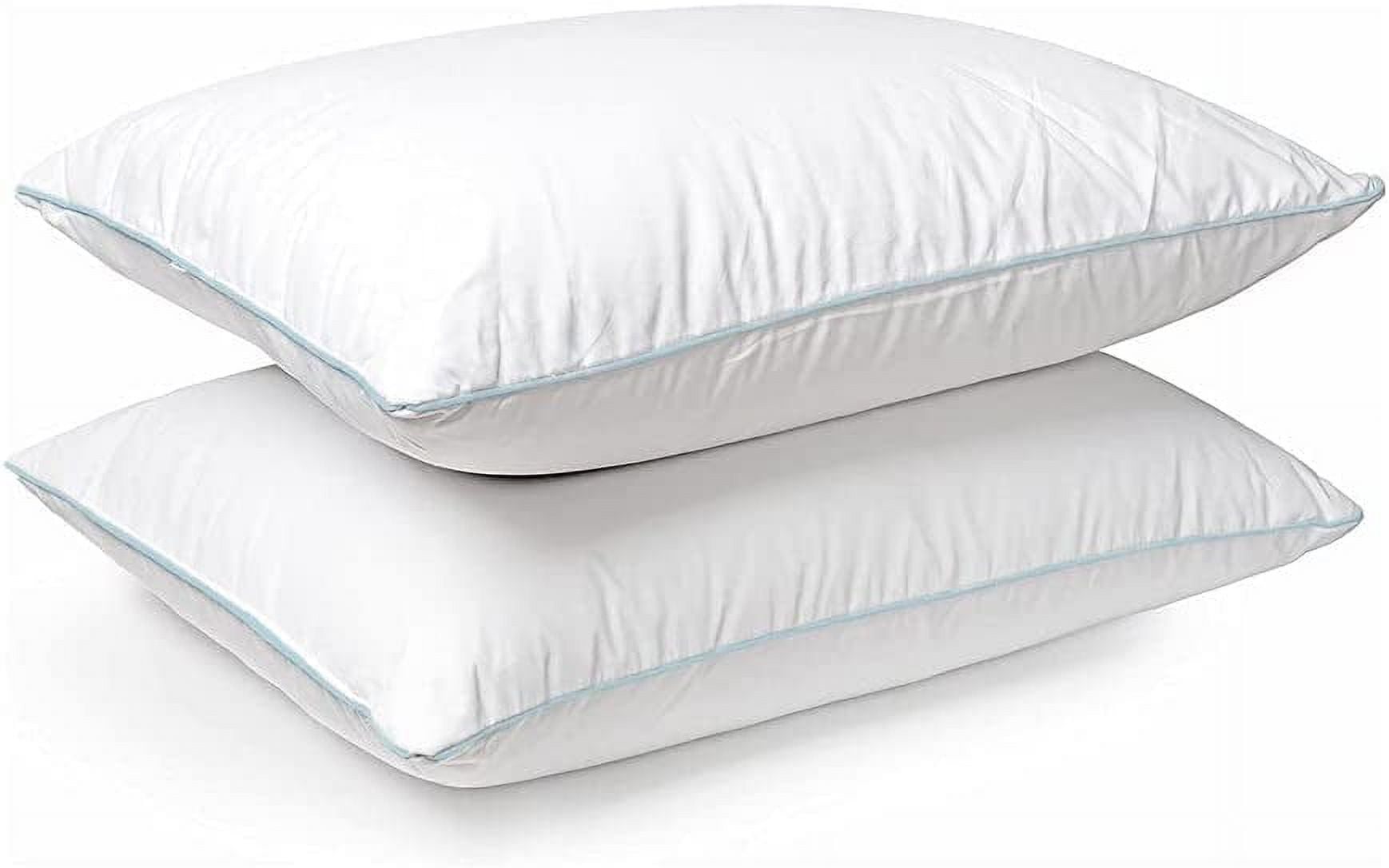 Set of 2 Pillows Similar to Holiday Inn Soft Blue Cord Soft Bed Pillow ...