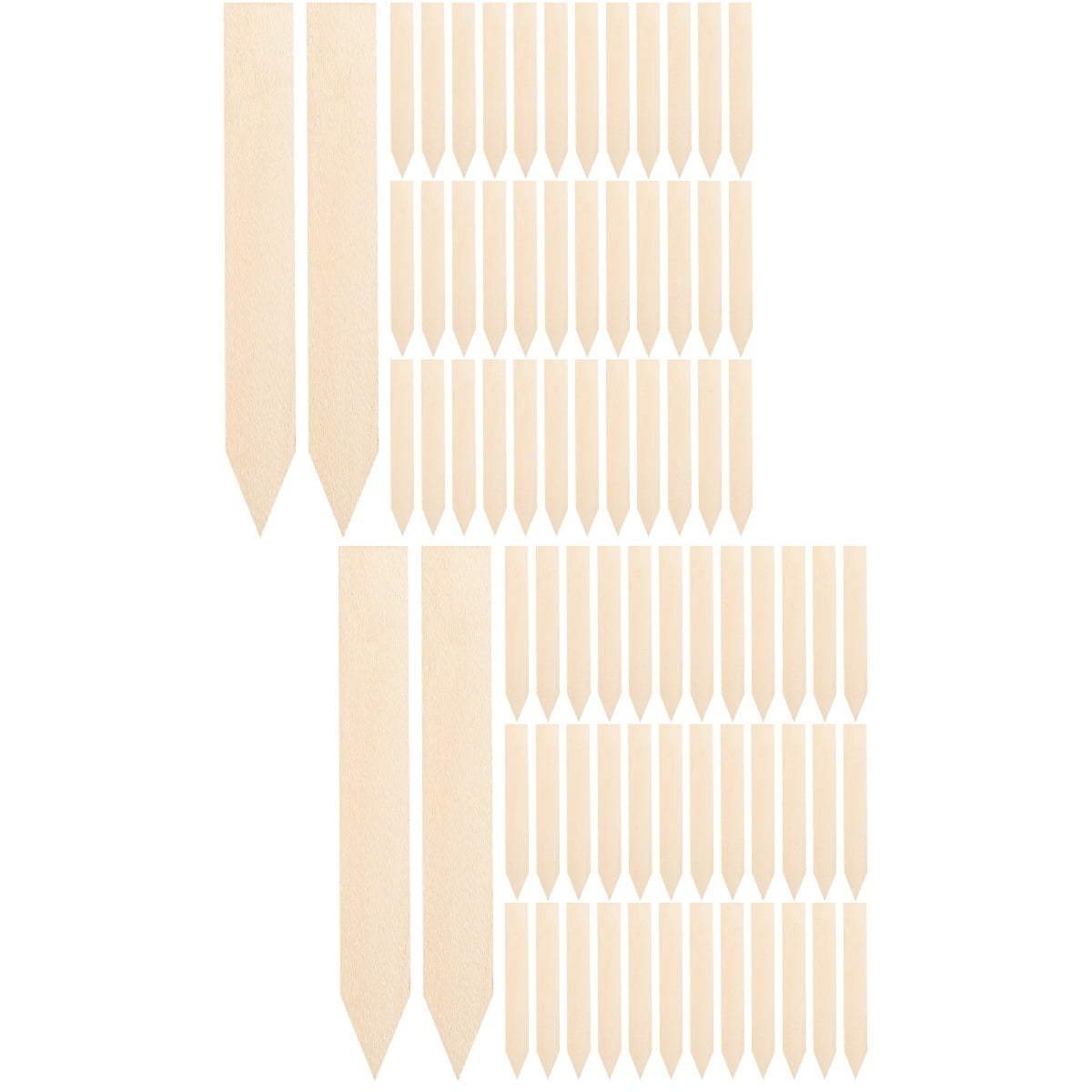 Set of 2 Plant Name Tag Garden Row Markers Gardening Labels for Plants ...