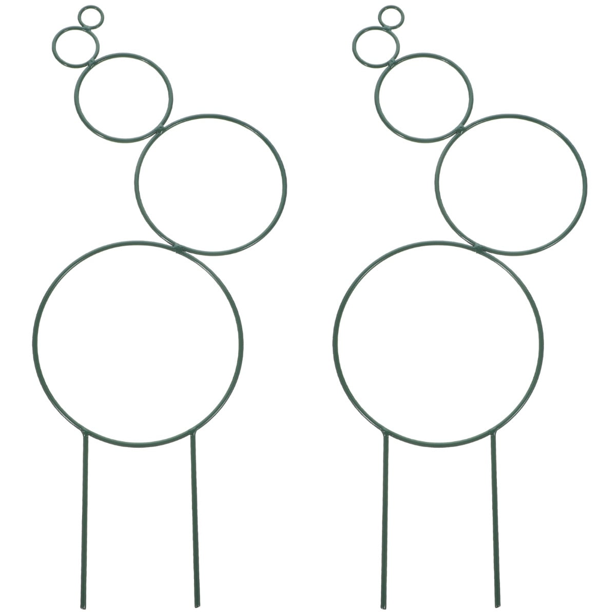 Set of 2 Plant Support Stake Garden Trellis for Climbing Plants Stakes ...