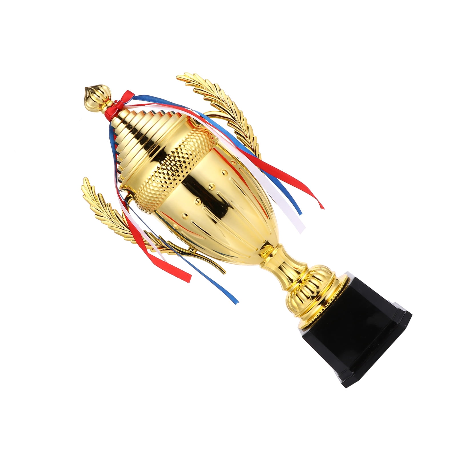 Set of 2 Plastic Award Bodybuilding Trophy Big Football Mini Trophies ...