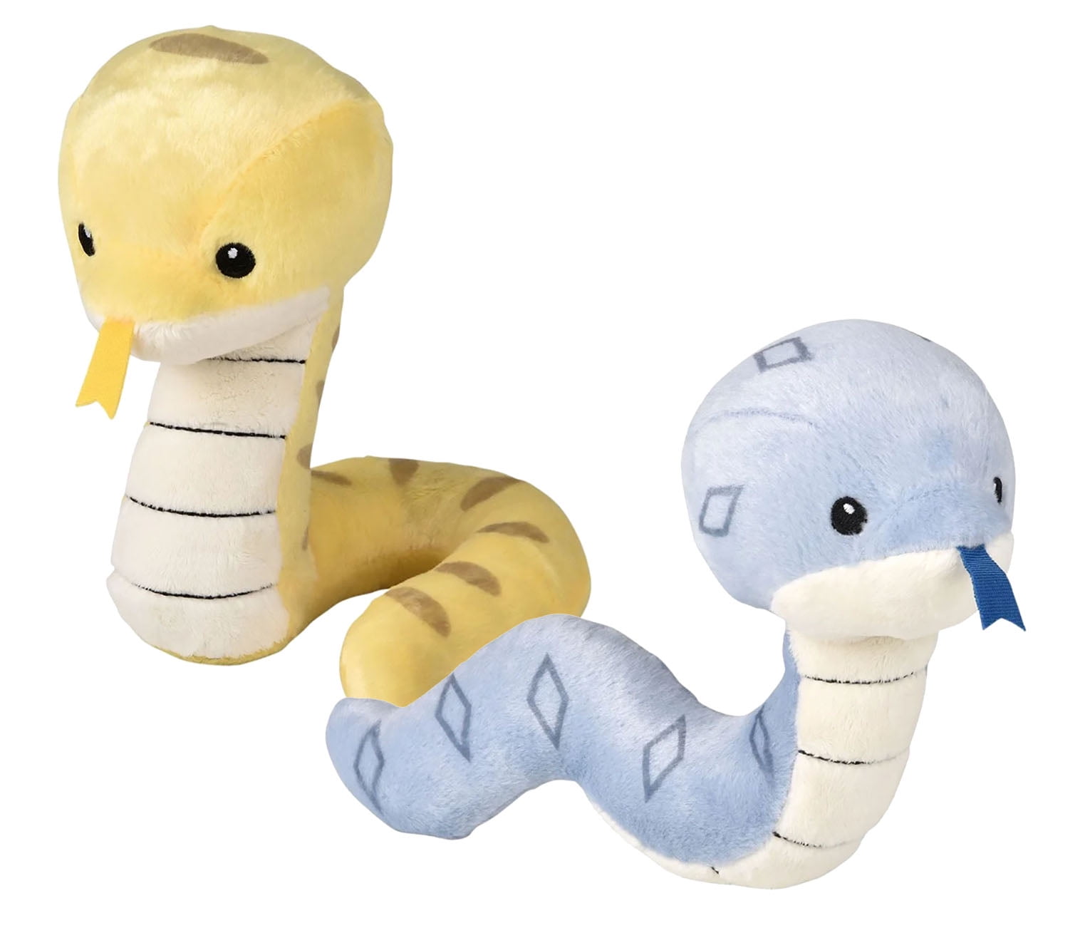Set of 2 Plush Baby Snake - Adorable Stuffed Animal Toys - Plushie ...