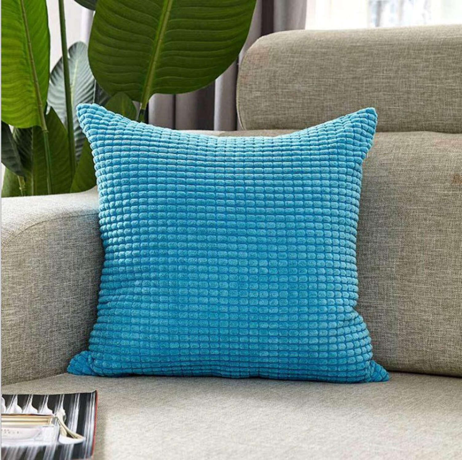 Set of 2 Polyester Blend soft hand feeling Pillow (With or Without ...