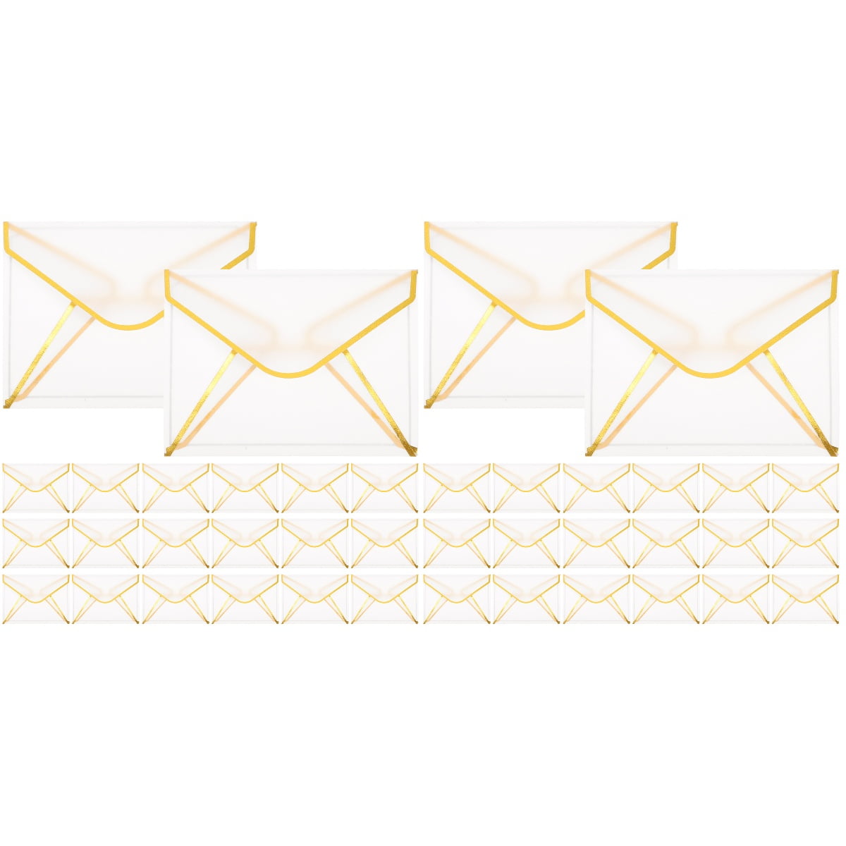 Set of 2 Pretty Envelopes Invitation Sincere Feeling - Walmart.com