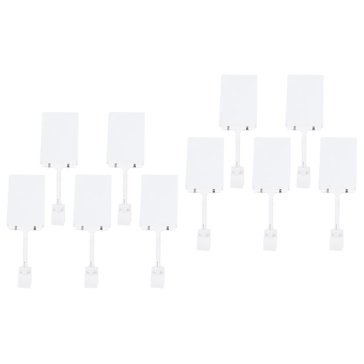 Set of 2 Price Tag Shelf Tags for Wire Shelving Display Risers Food ...