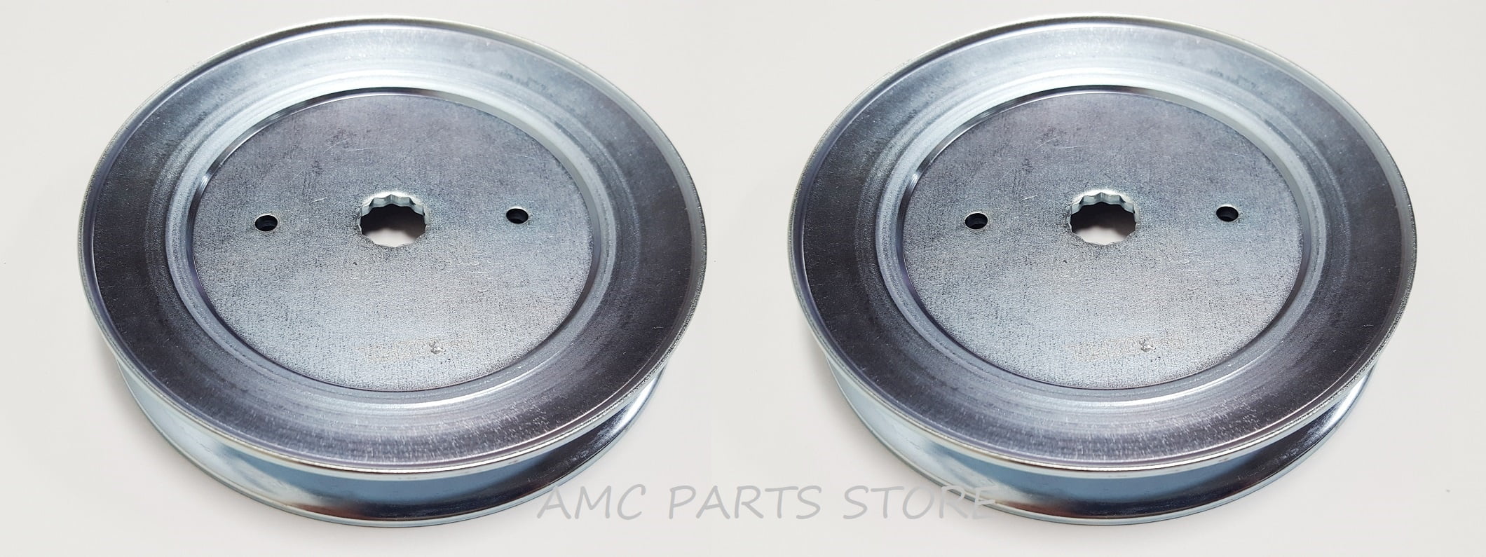 Set of 2 Pulleys, Compatible With Spindle Pulley 532129861, 532153535 ...