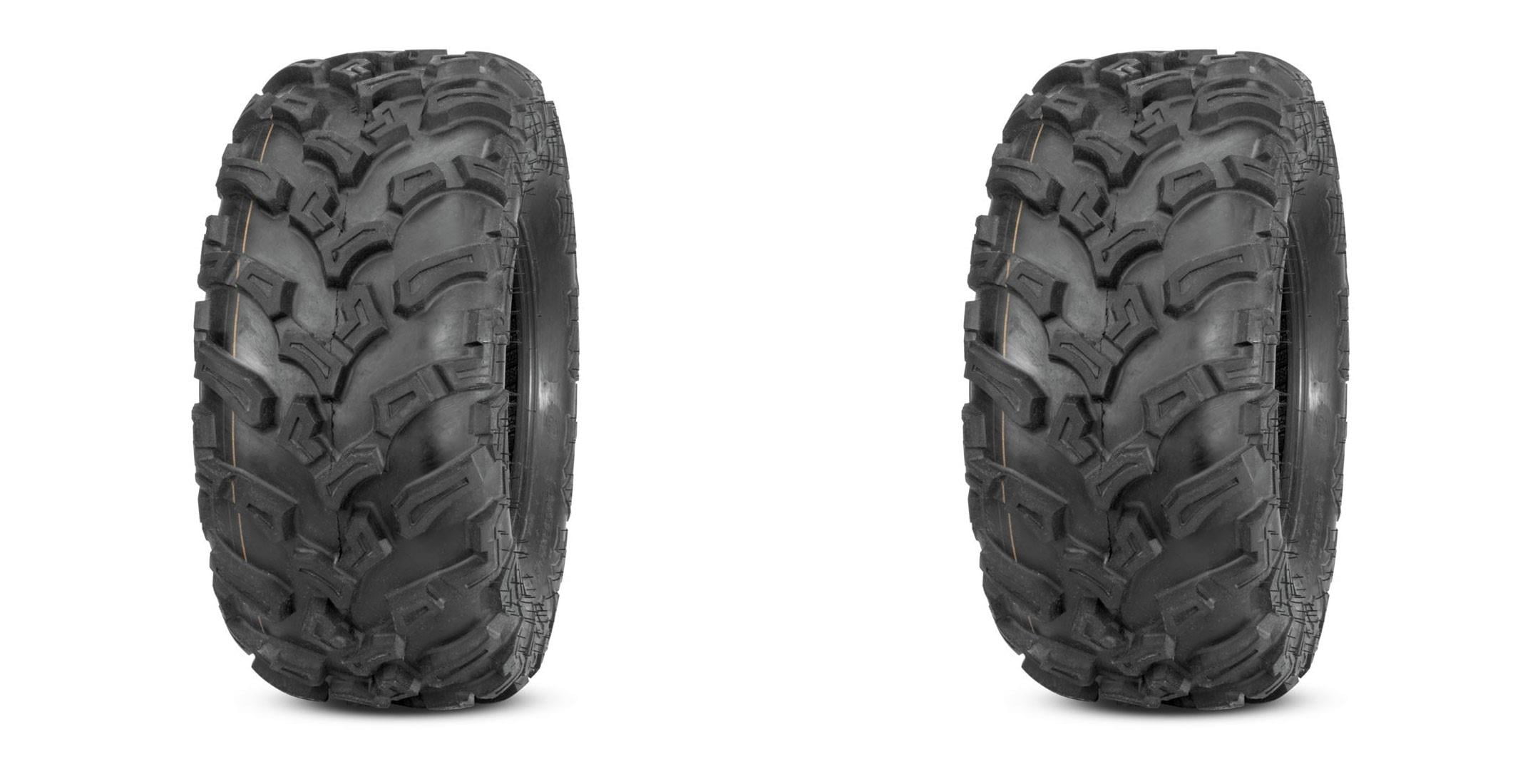Set of 2 QUADBOSS QBT447 Rear Tires 26x11-12 6-ply - Walmart.com