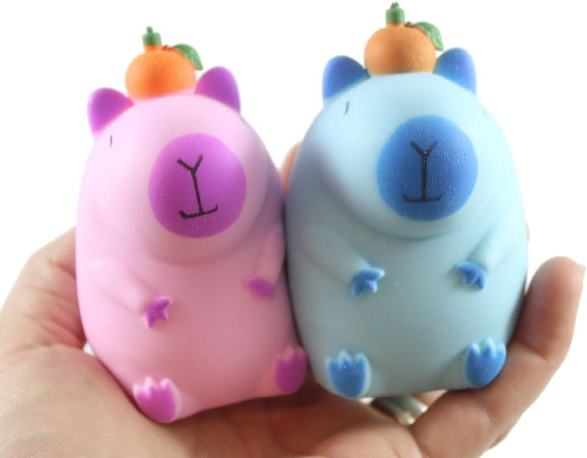 Set of 2 RANDOM Capybara Stretchy Sand Filled - Lover Sensory Fidget ...
