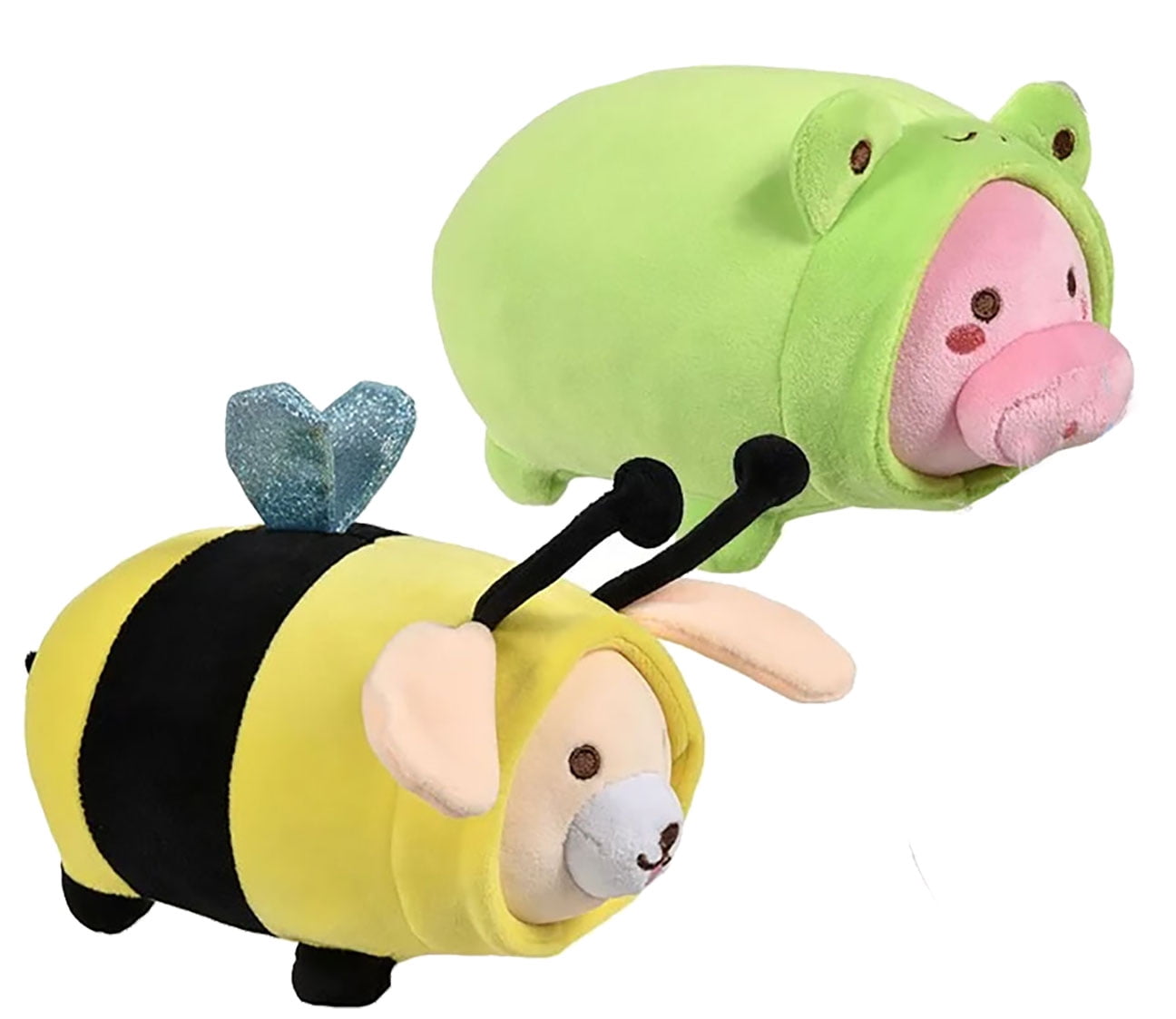 Set of 2 RANDOM Plush Animals in Costumes - Stuffed Animal Toy - Soft ...