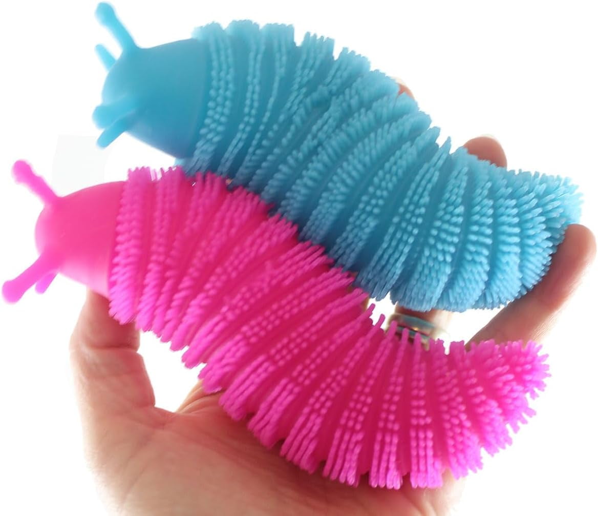 Set of 2 RANDOM Puffer Slug Balls - Light Up Flashing Fidget Indoor ...