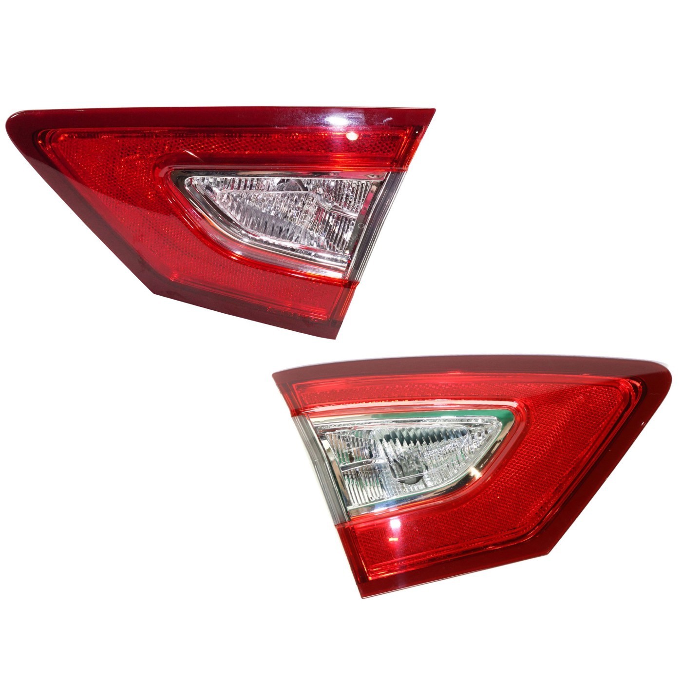 Set of 2 Red LED Tail Lights for Automotive Right Side Pair with Bulb ...