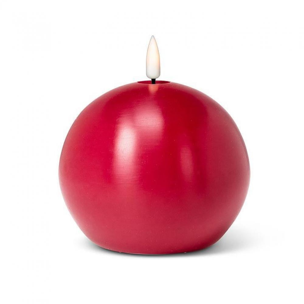 Set of 2 Red Led Ball Candle - Walmart.com