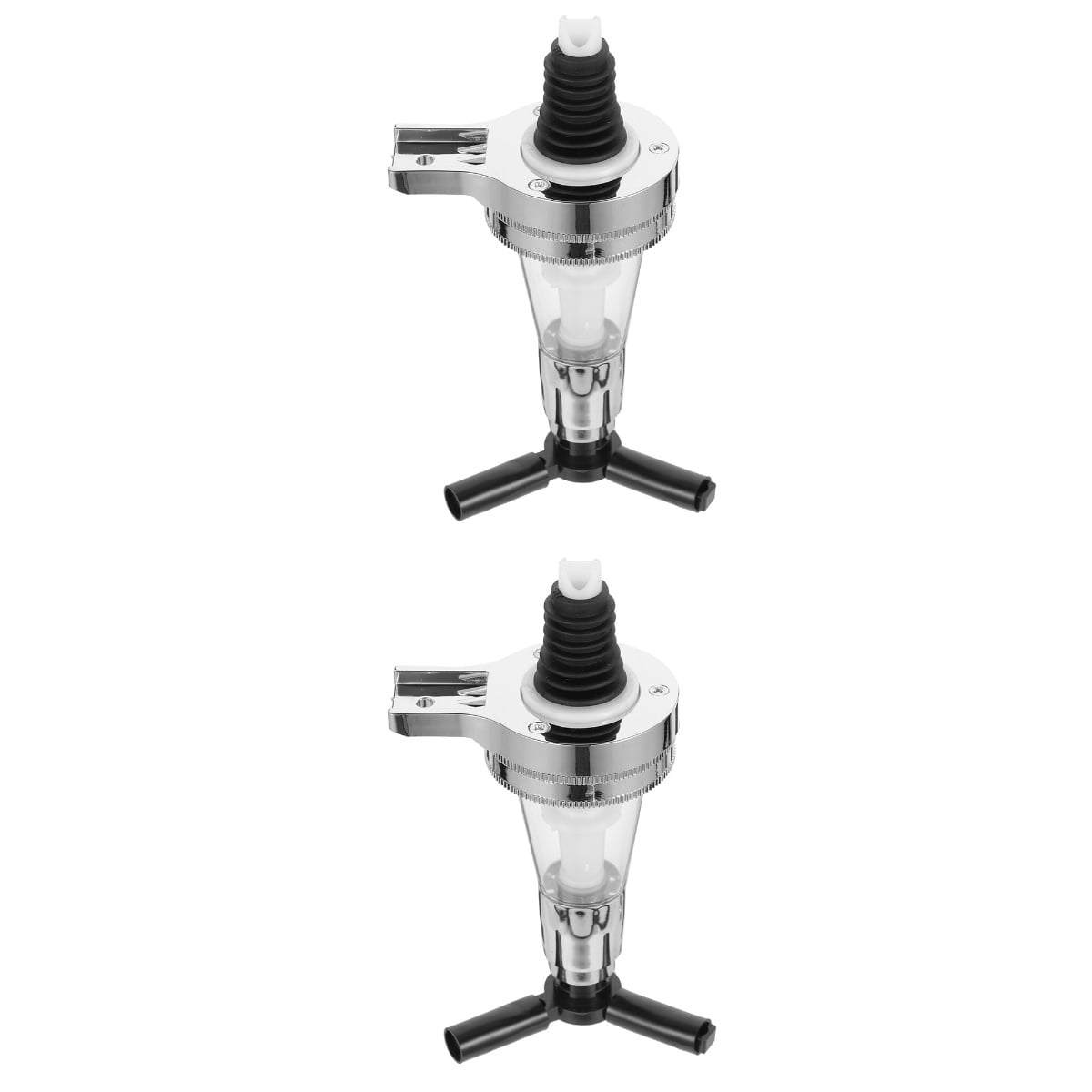 Set of 2 Red Wine Spring-loaded Dispenser Ration Liquor Bottle Rack ...