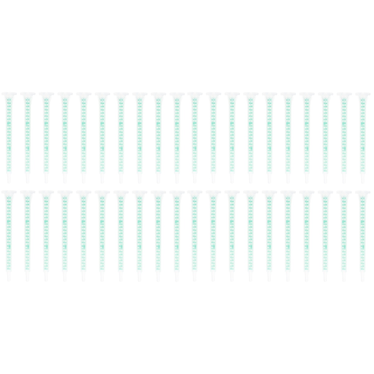 Set of 2 Resin Tubes Mixing Dispensing Hose Automotive Adhesive Green ...