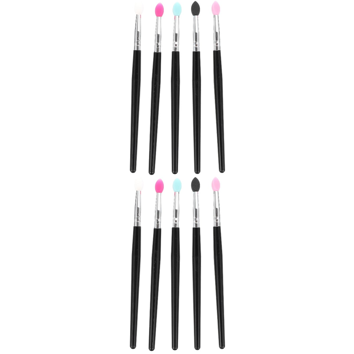 Set of 2 Reusable Silicone Eyeshadow Applicators Brush Makeup - Walmart.com