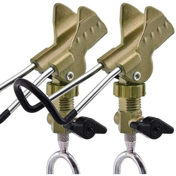 Set of 2 Rod Holders for Bank Fishing,Bank Fishing Rod Rack Stand ...