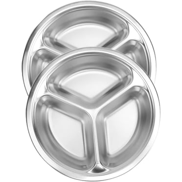 Maddak Plastic Plate with Inner Lip, Sandstone, 9 Inch, Dishwasher and ...