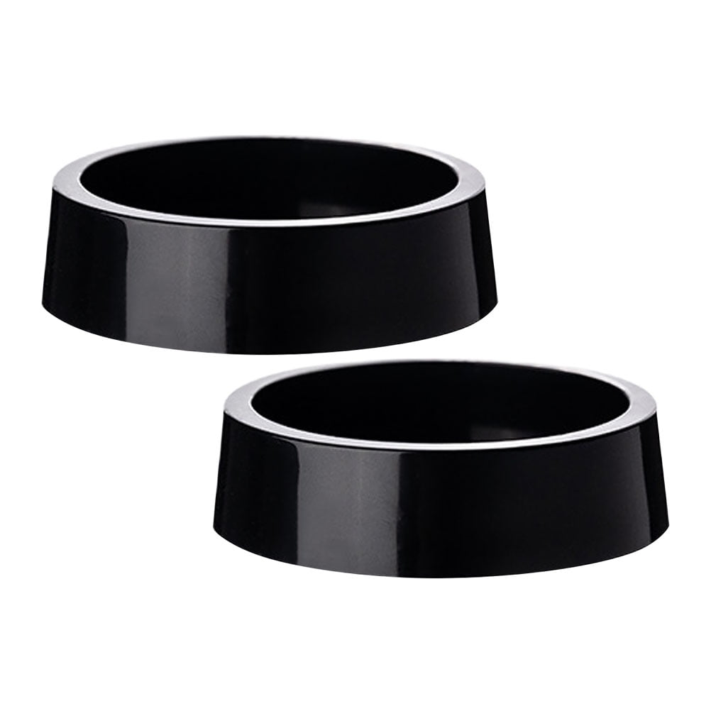 Set of 2 Rubber Chair Leg Caps Floor Protectors Furniture Coasters Cups ...