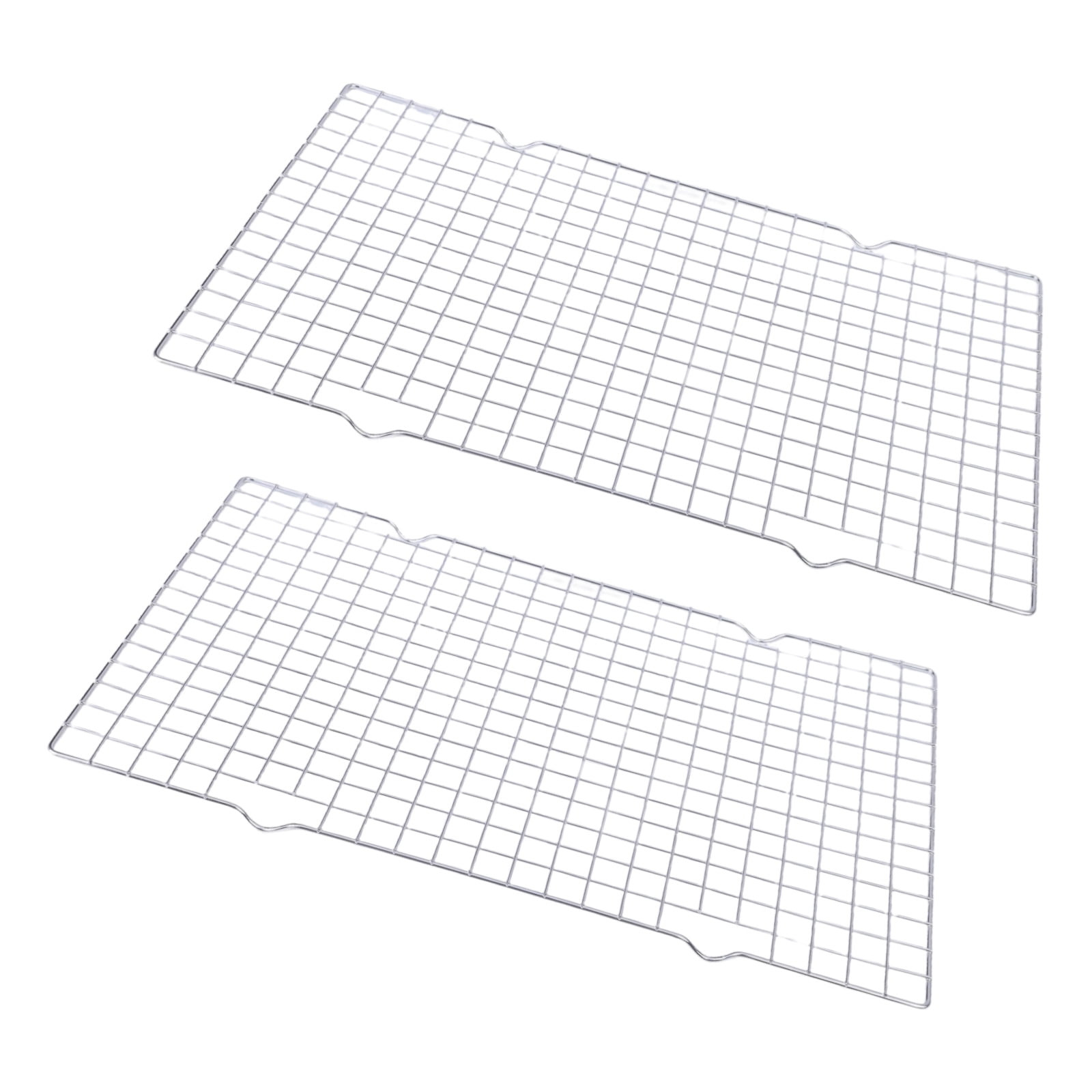 Set of 2 Rustproof Cooling Tray Stainless Steel Baking Sheet Oven Safe ...