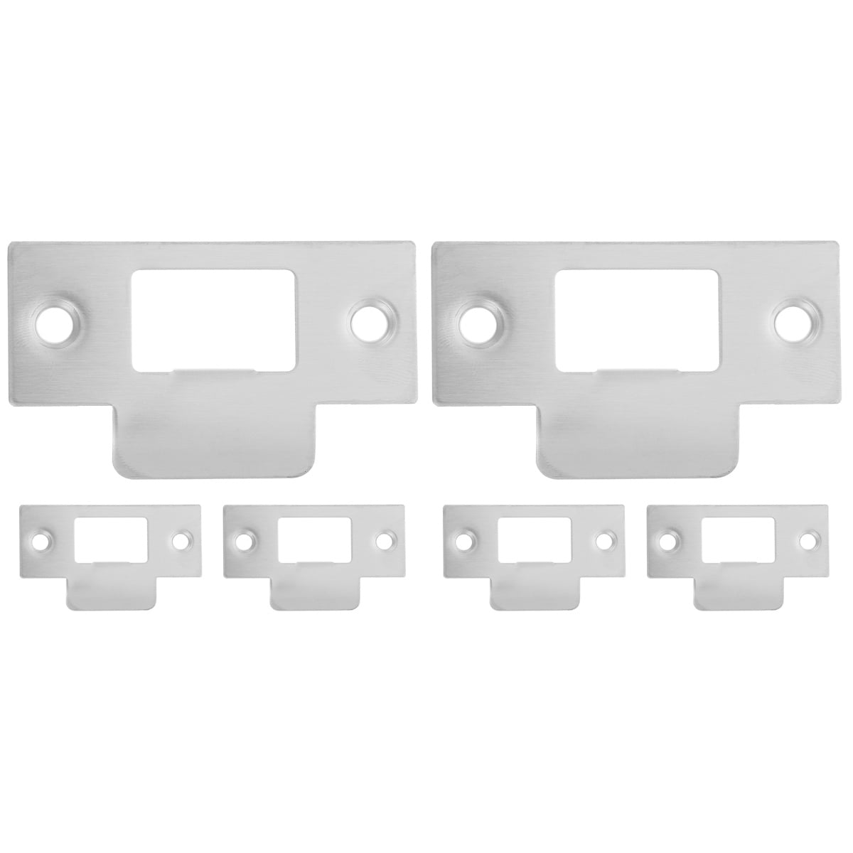 Set of 2 Safety Dead Bolt Door Lock Latch Hardware Deadbolt Plates ...