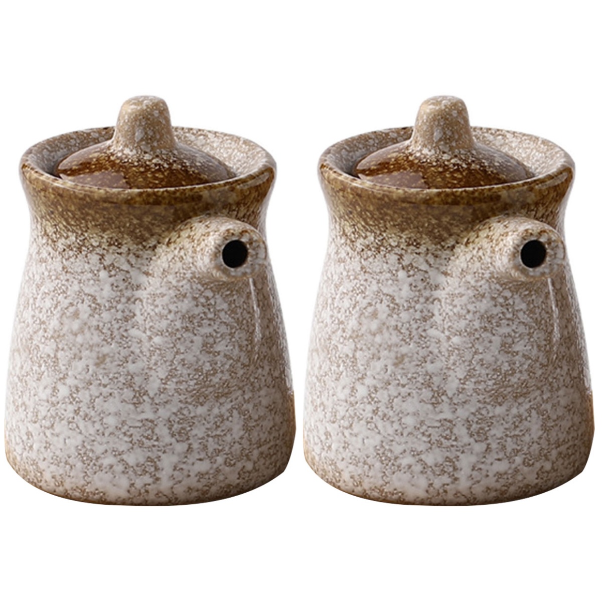 Set of 2 Sauce Cruet Bottle Kitchen Gadget Vinegar Pot Seasoning Pot ...