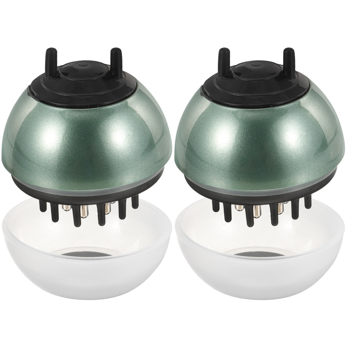 Set of 2 Scalp Applicator Shampoo Brush Scrubber Hair Oil Abs - Walmart.com