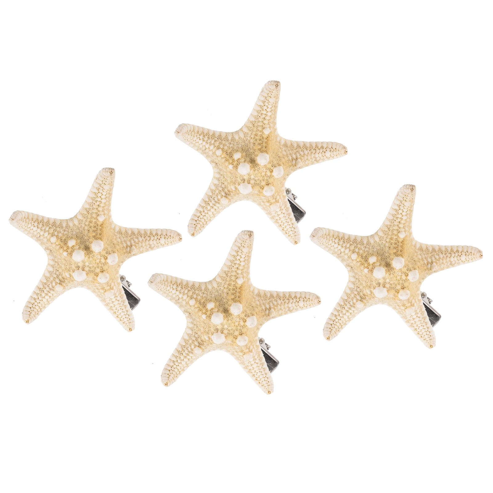 Set of 2 Sea Star Hair Clip Five-pointed Hairpin Clips for Thin Mermaid ...