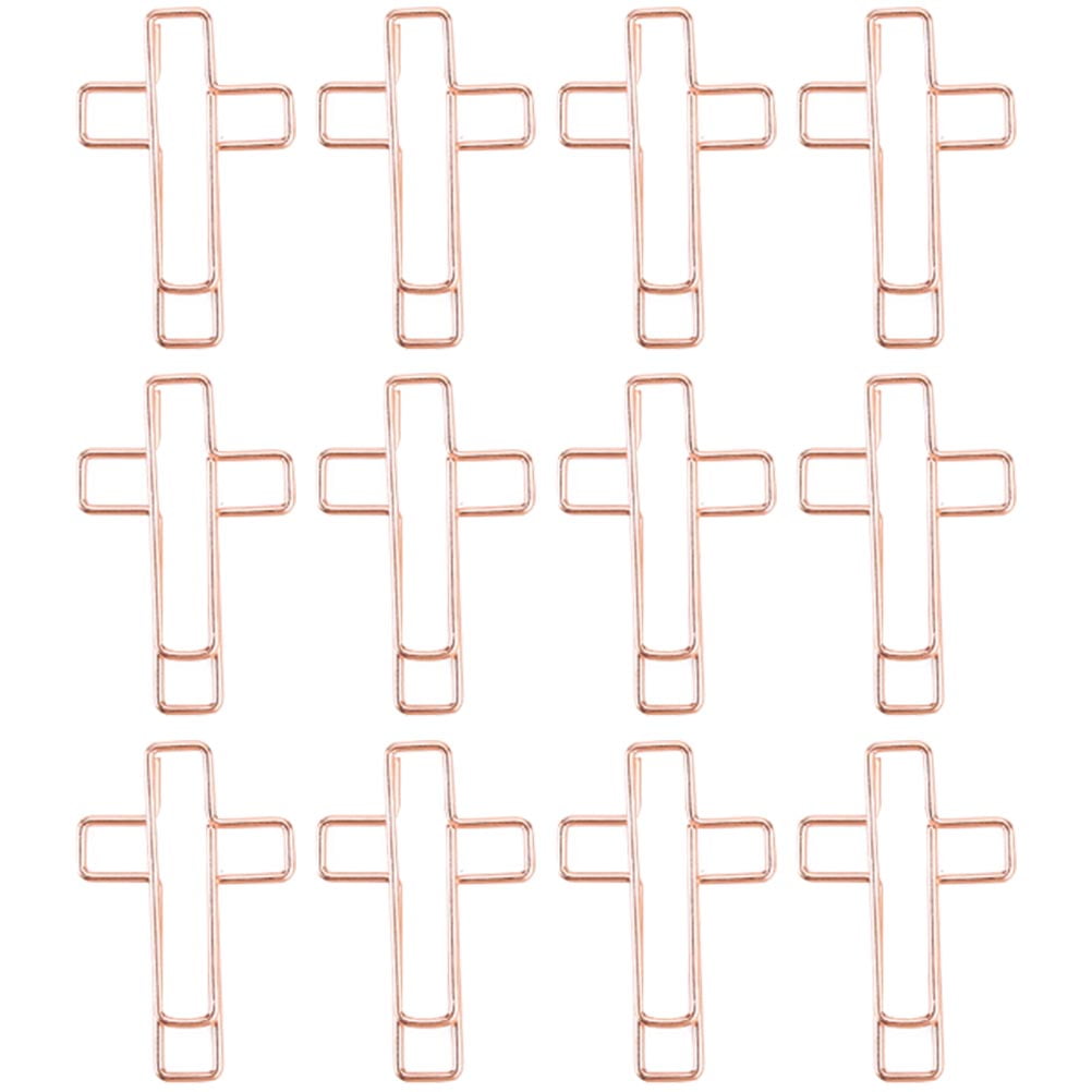 Set of 2 Sealing Paper Clips Clamps Cross Shaped Office - Walmart.com