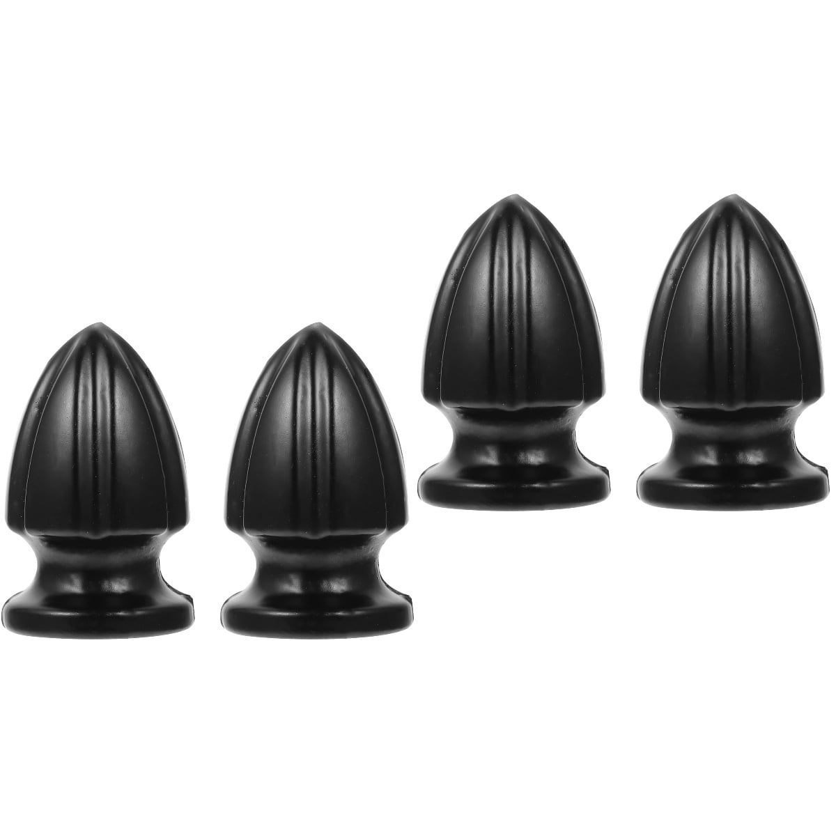 Set of 2 Shade Knob Light Fixture Bronze Cap Nuts Top Desk Lamps Black ...