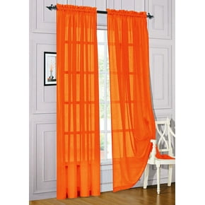 Orange Curtains