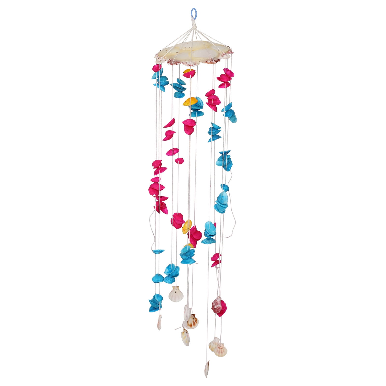 Set of 2 Shell Wind Chime Ornament Large Cover Hang Door Child Colorful ...