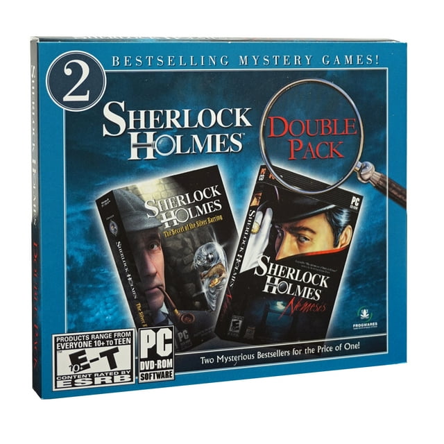 Set of 2 Sherlock Holmes PC DVD-Rom Computer Software Games - Walmart.com