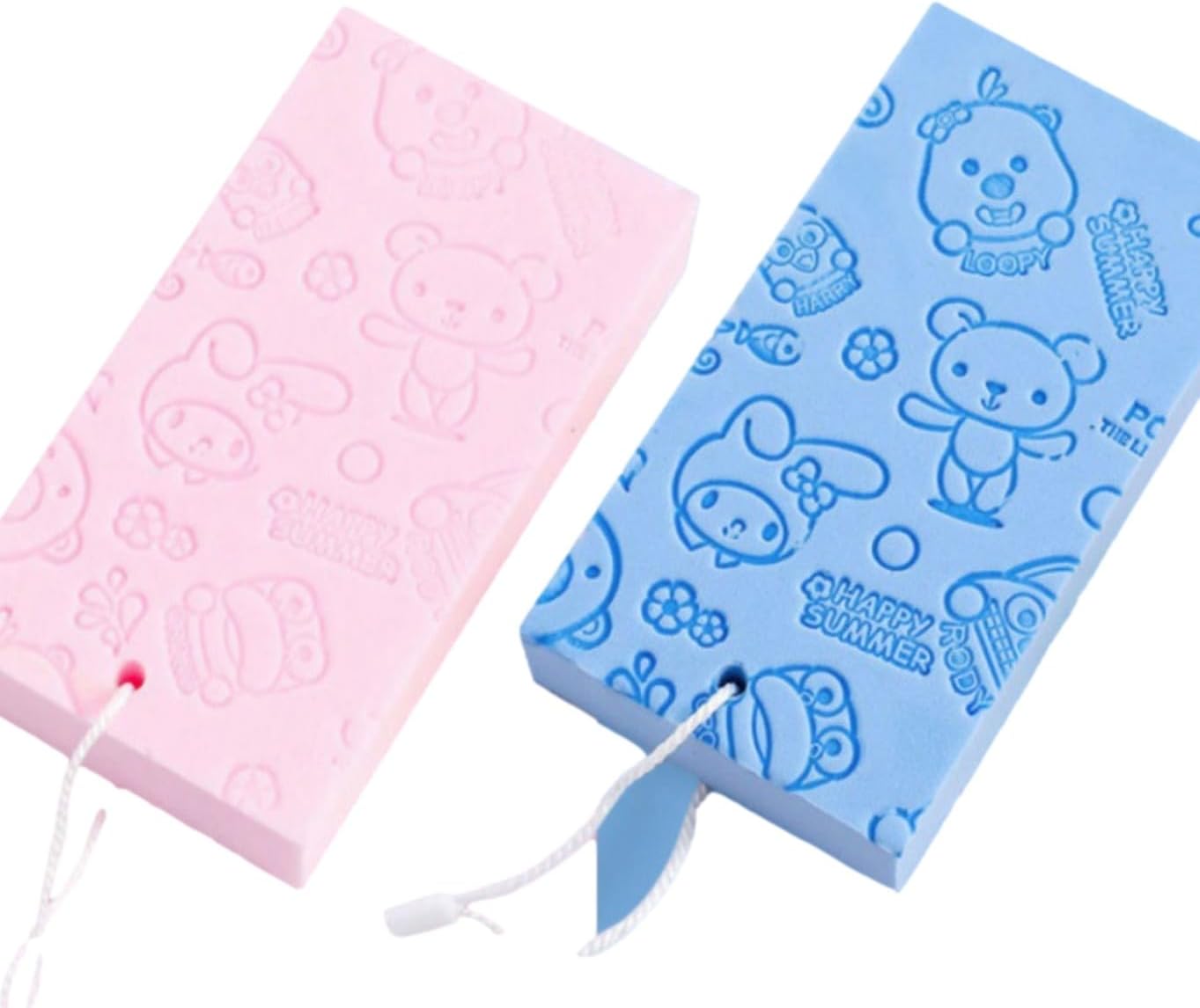 Set of 2 Shower Loofahs Bath Sponges for Kids (1) - Walmart.com