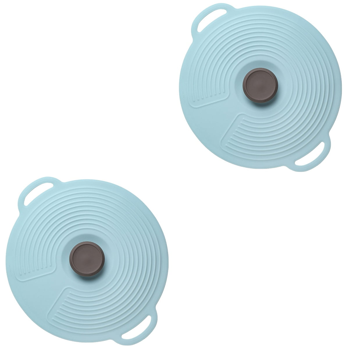 Set of 2 Silicone Pot Lid Airtight Lid Kitchen Supply Silicone Bowl ...