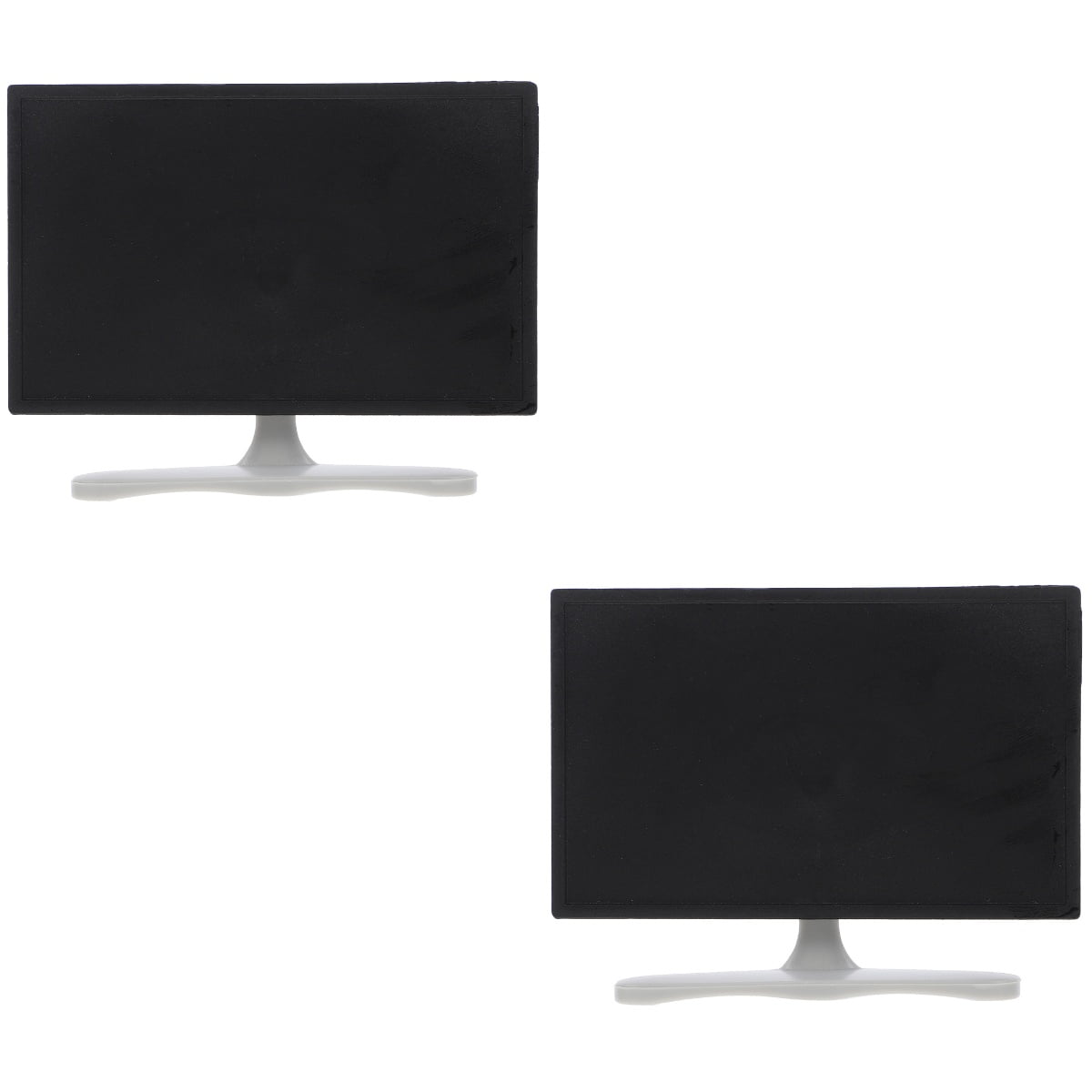 Set of 2 Simulated Furniture Model Dollhouse Television Mini TV Model ...