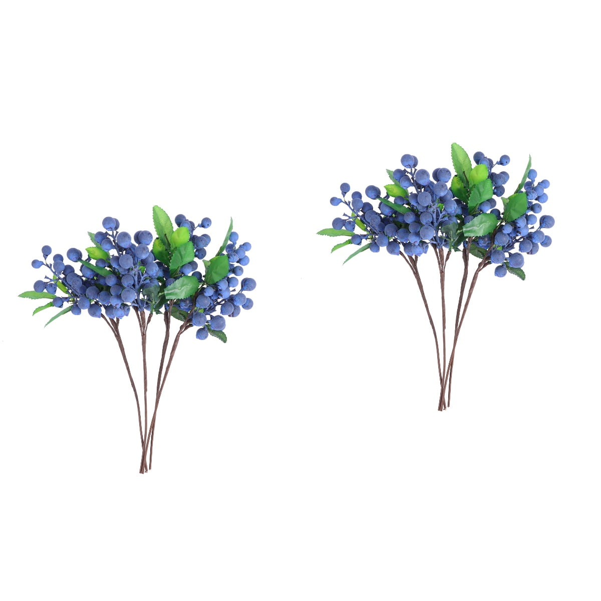 Set of 2 Simulation Fruit Props Simulated Blueberry Artificial Hanging ...