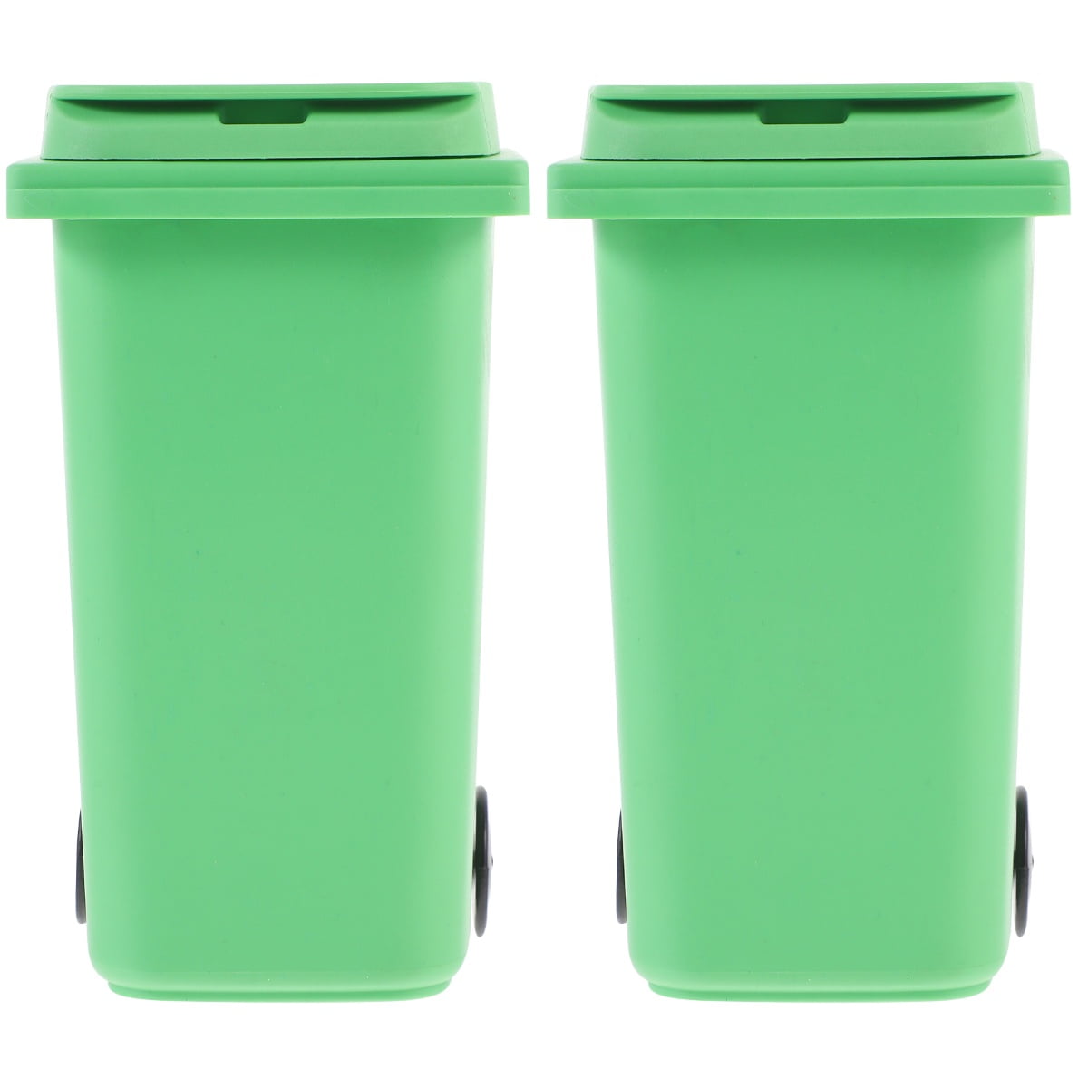 Set of 2 Small Garbage Organizer Countertop Trash Can Pen Holder ...