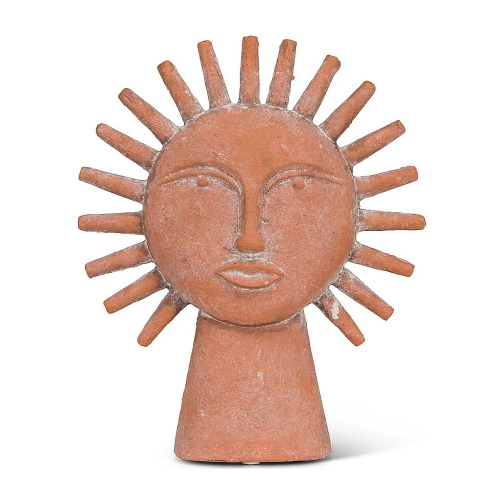Set of 2 Small Sun Ray Face Figure - Walmart.com