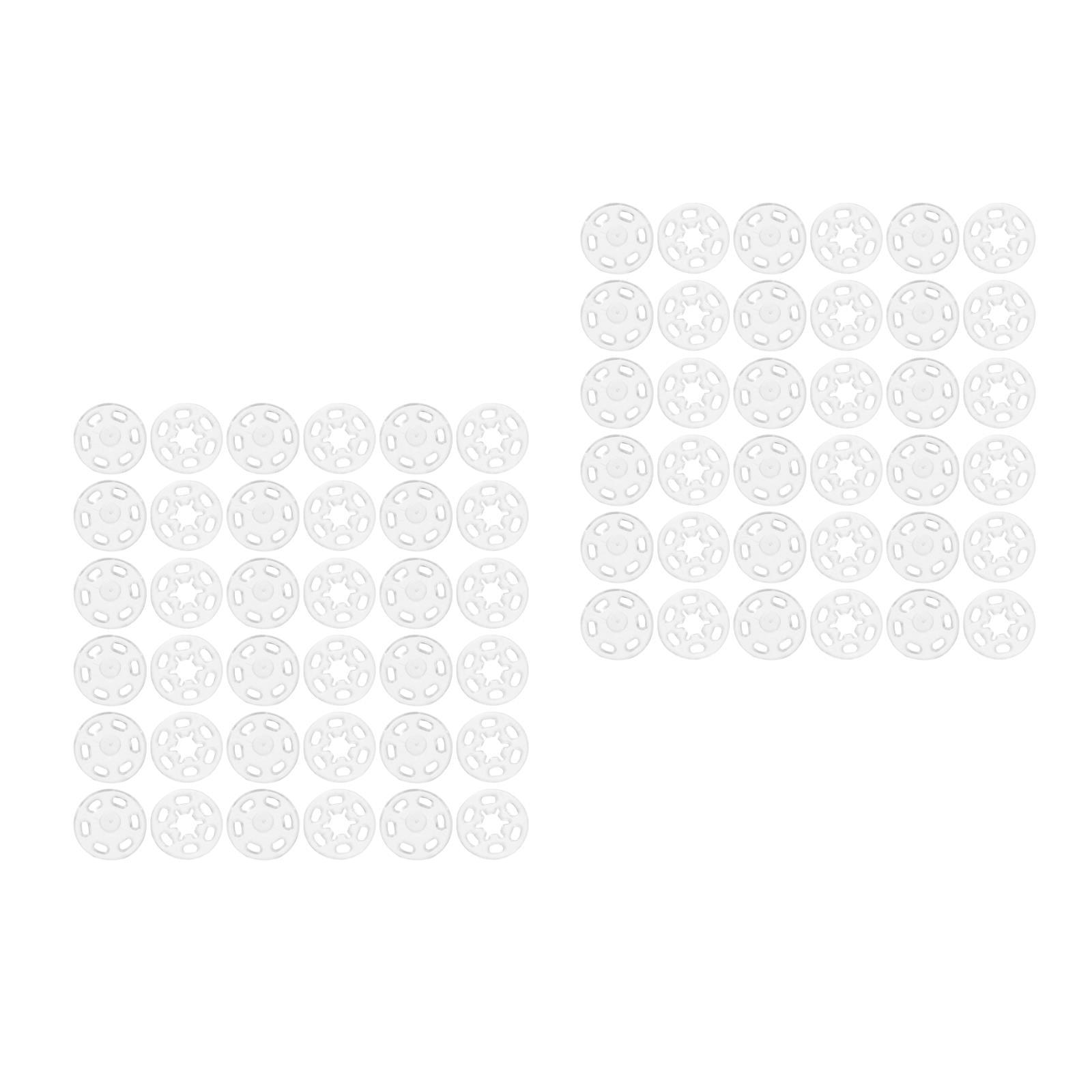 Set of 2 Snaps for Sewing Transparent Button Baby - Walmart.com