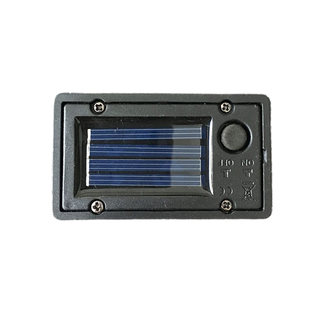 Set of 2 Solar Lights Replacement Top with LED Bulbs Solar Panel ...