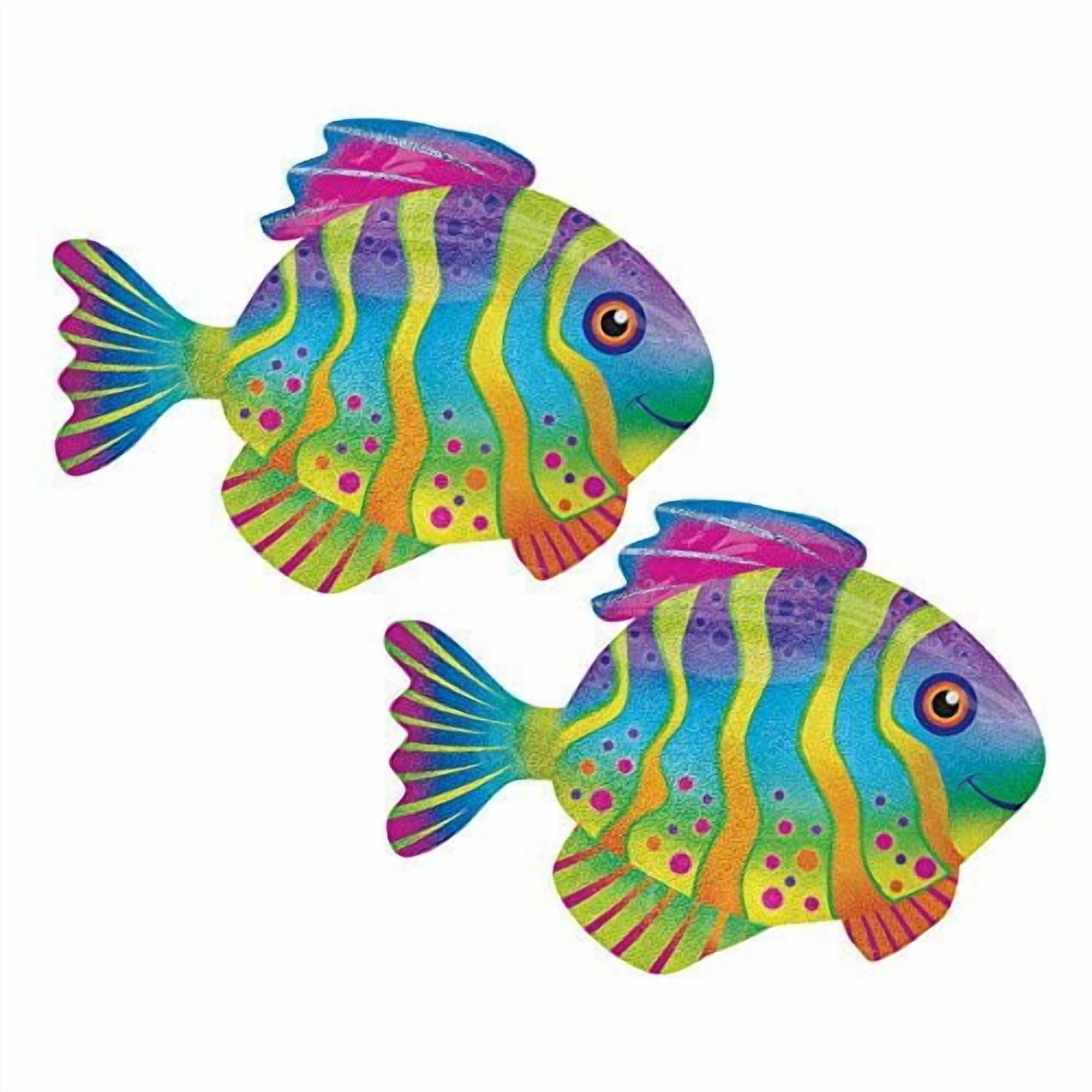 Set of 2 Sparkling Tropical Fish 33" Foil Party Balloons by Anagram ...