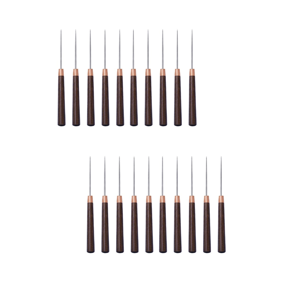 Set of 2 Speedy Clothing Fixer Handled Wooden Awl Hole-punching Tool ...