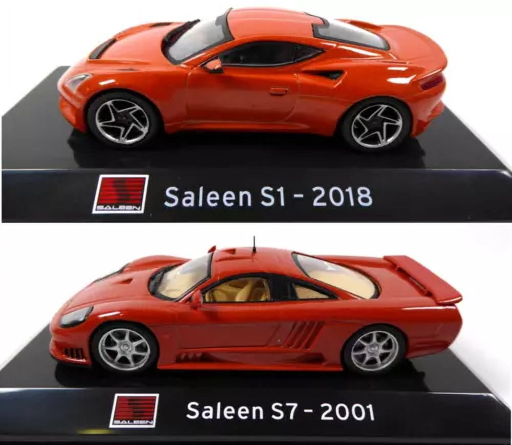 Set of 2 Sports Cars Saleen 1:43 IXO Model Supercars Collection Diecast ...